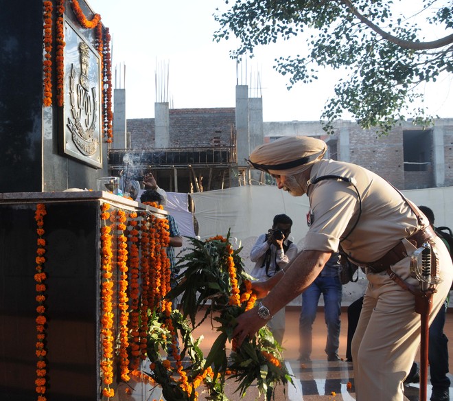 Police martyrs remembered on commemoration day - The Tribune
