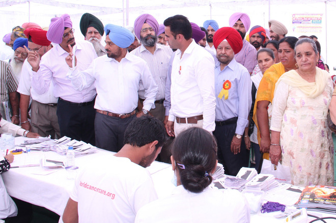 632 examined at special cancer detection camp : The Tribune India