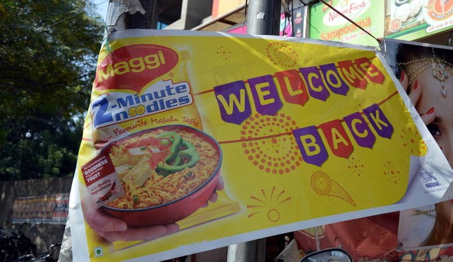 Maggi back, Patanjali noodles still in trial stage : The Tribune India