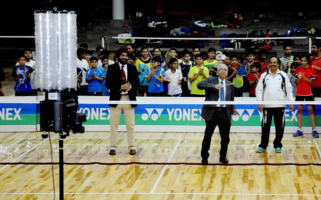 PU gets automated multi-shuttle throwing machine : The Tribune India