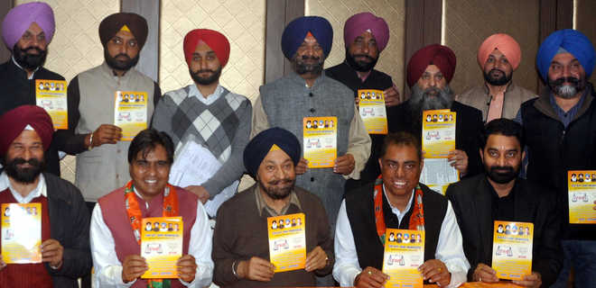 SAD-BJP combine releases joint manifesto at the eleventh hour - The Tribune