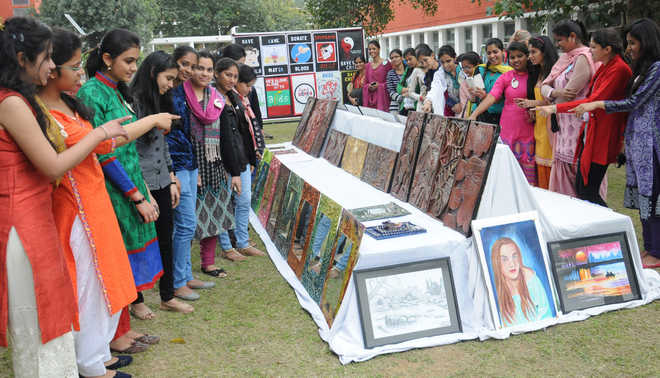 Artistic skills put on display at PGGCG-11 : The Tribune India