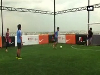Football enthusiast converts terrace into soccer ground - The Tribune