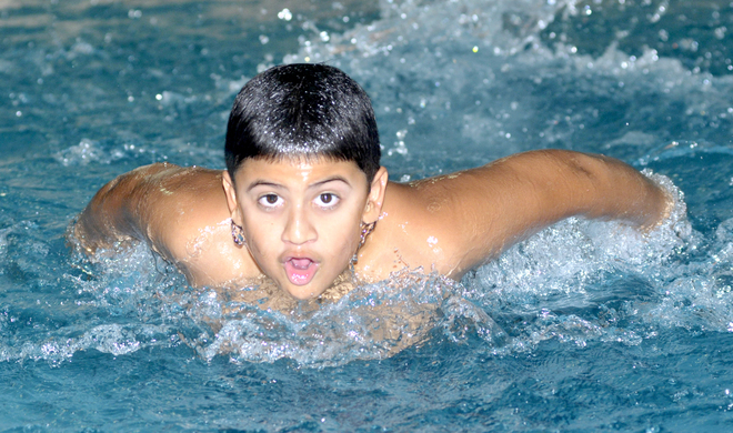 Swimming meet: Gursher makes a splash on Day I - The Tribune