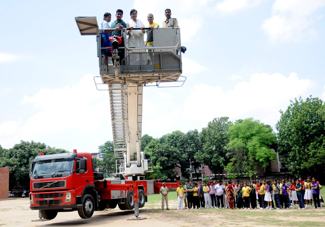 Mock fire evacuation drill - The Tribune