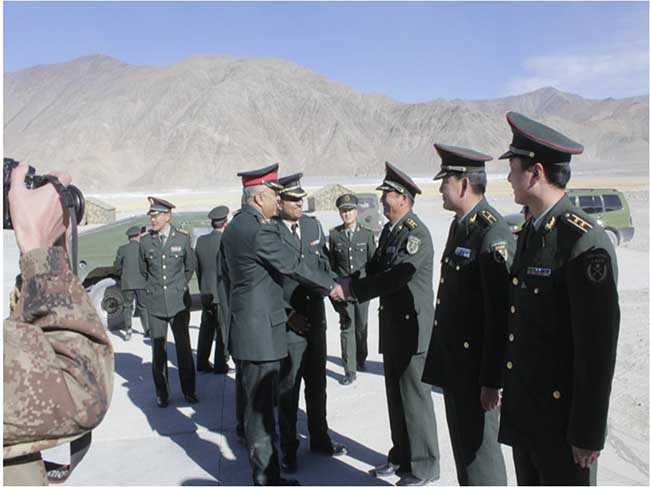 India, China border personnel meet held on LAC : The Tribune India