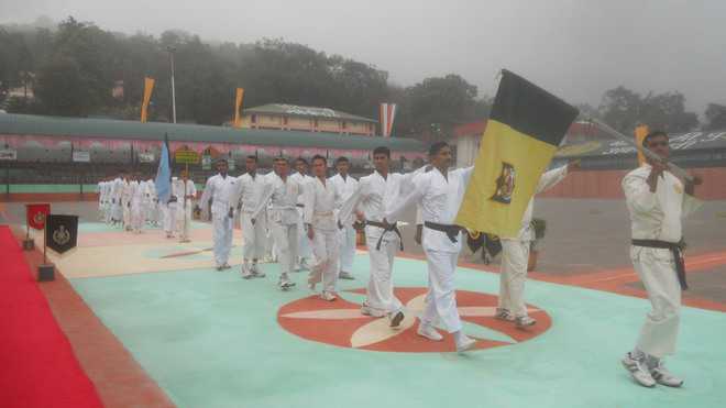 ITBP karate tourney kicks off in Mussoorie : The Tribune India