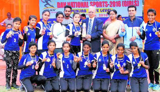 DAV National Sports: 550 girls compete in various events - The Tribune