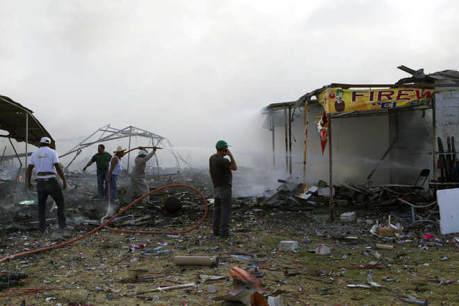 29 dead, 70 injured in Mexico fireworks market explosion - The Tribune