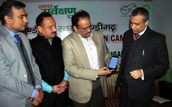Adviser launches Swachh Bharat Mission apps - The Tribune