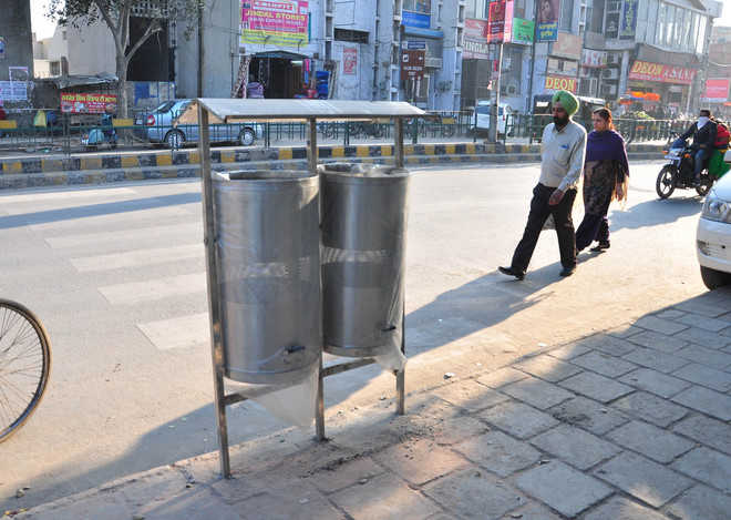 150 steel dustbins to be installed in city