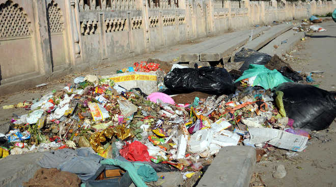 Garbage collection hit as safai workers join drivers’ protest - The Tribune
