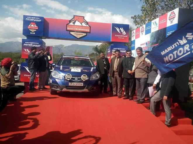 CM flags off Uttarakhand Car Rally : The Tribune India