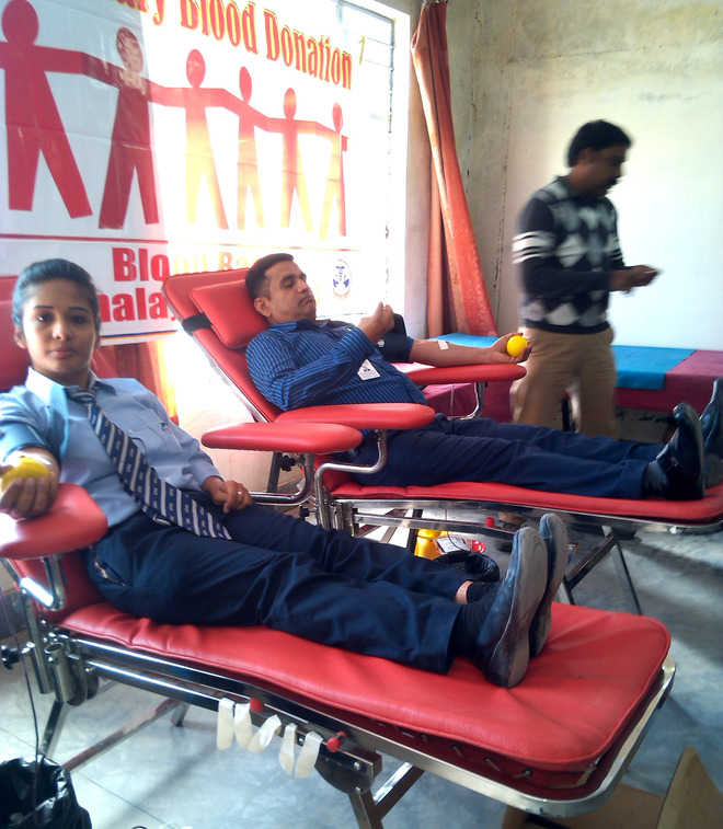 46 donate blood at SDIMT : The Tribune India