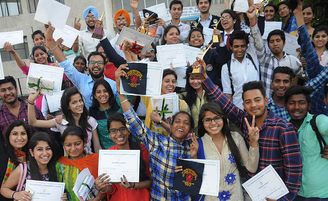 PGGC-46 students awarded roll of honour, college colours - The Tribune