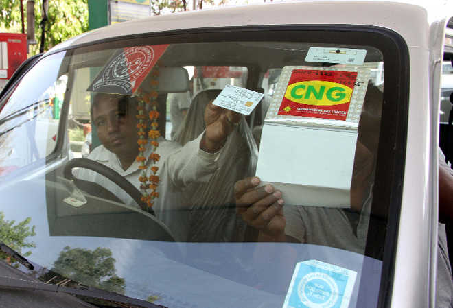Government monitors distribution of CNG stickers - The Tribune