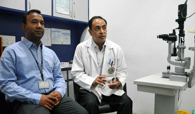 Eye bank services re-launched - The Tribune