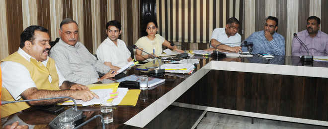 Aujla reviews development projects : The Tribune India
