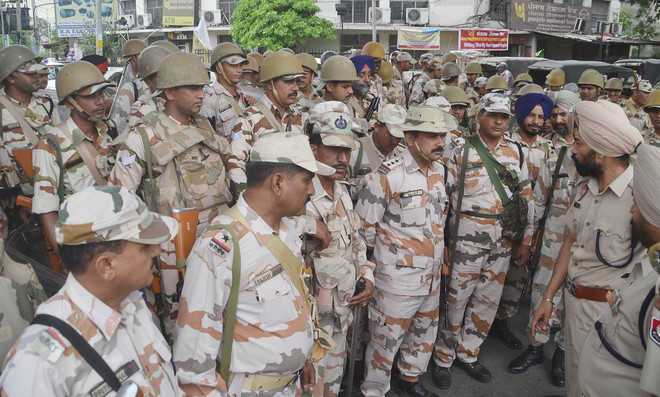 Paramilitary forces in city ahead of Op Bluestar anniversary - The Tribune