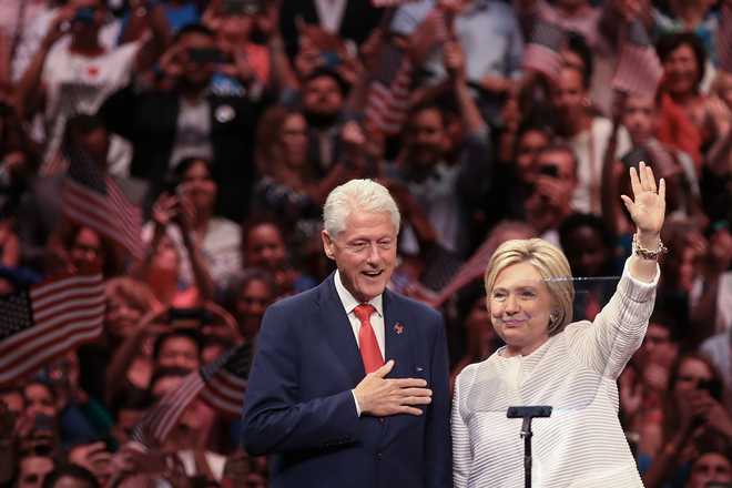 Clinton Becomes First Woman Presidential Nominee The Tribune India