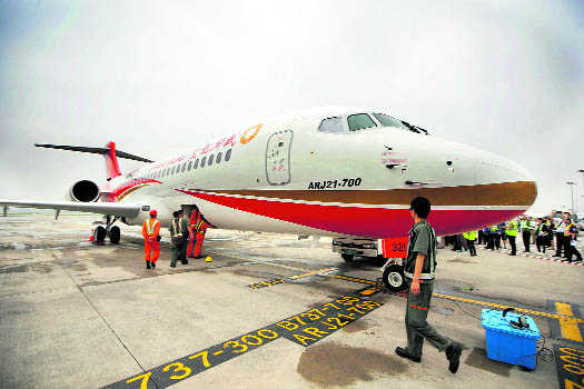 China’s commercial jet makes debut - The Tribune