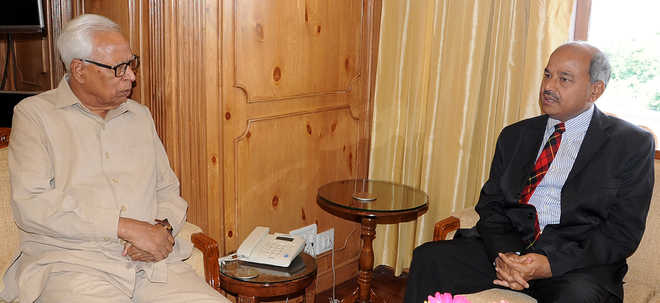 MHA Secretary meets Guv : The Tribune India