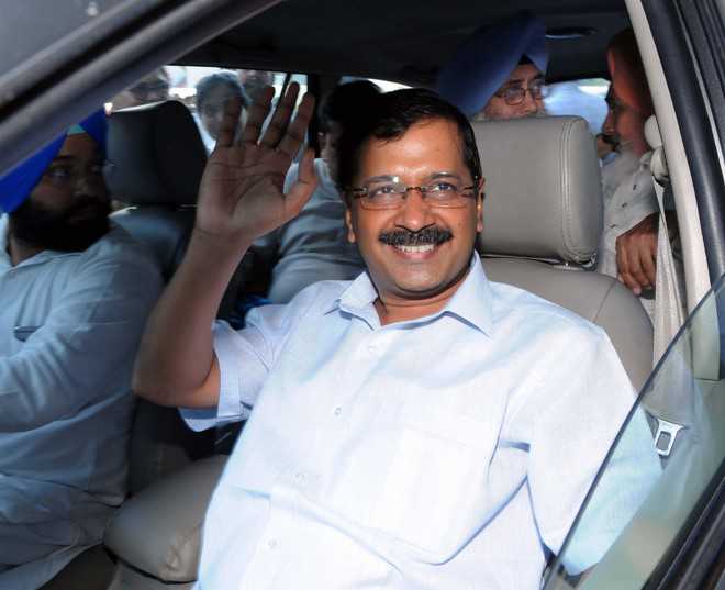 Kejri in Amritsar for court hearing today : The Tribune India