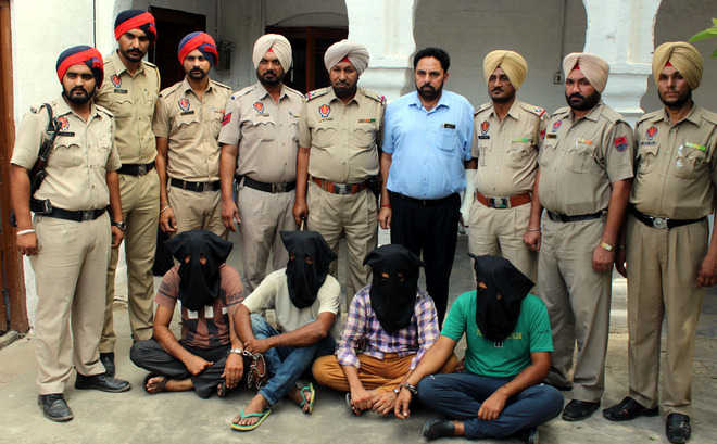 Robbers’ gang busted, 4 arrested : The Tribune India