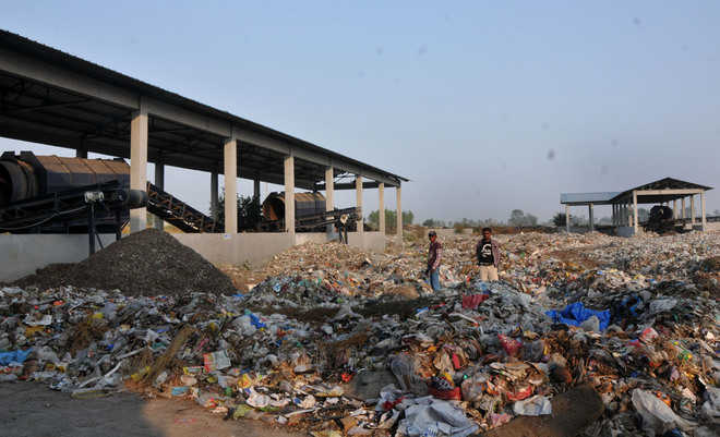 Solid waste management plant shut : The Tribune India