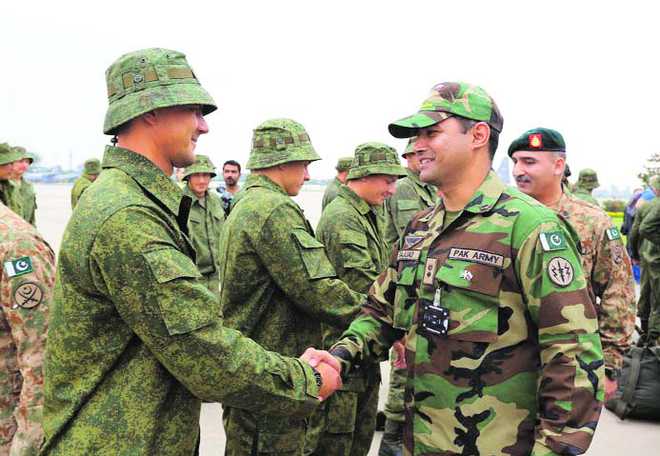 Russian troops in Pak for first-ever drills - The Tribune