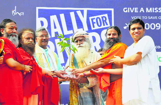 Sadhguru rallies for river conservation - The Tribune