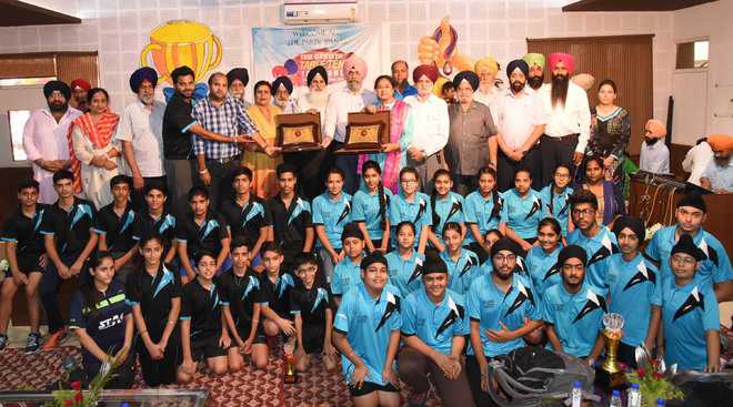 550 compete in CBSE Cluster XVI table tennis tourney - The Tribune