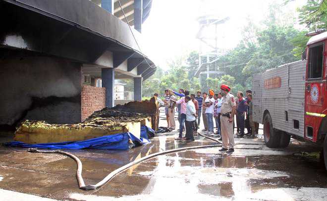Mattresses catch fire at stadium - The Tribune