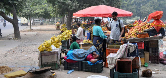 Vendors return immediately after anti-encroachment drive : The Tribune ...