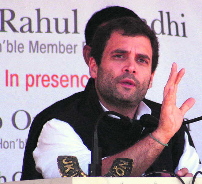 Dhumal slaps legal notice on Rahul - The Tribune