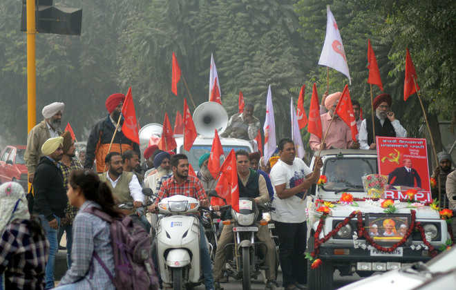 RMPI takes out flag march to mark Russian Revolution’s centenary - The ...