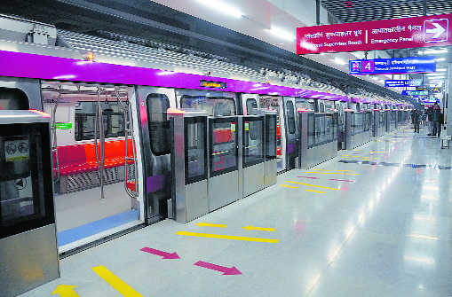 Magenta Line: Screen doors, hi-tech signalling key features - The Tribune