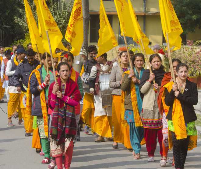 Awareness march to save Ganga : The Tribune India