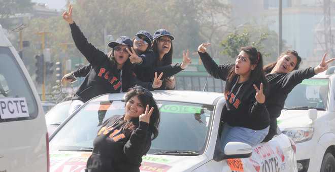 Rally above life: PCTE students go reckless : The Tribune India