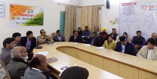 Parties urged to observe model code of conduct : The Tribune India