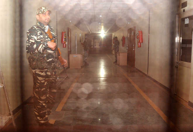 Three-tier security for strongrooms at Mohali - The Tribune