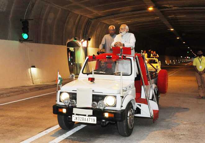 PM Modi inaugurates South-East Asia’s longest tunnel in J&K : The ...