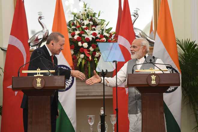 Kashmir a bilateral issue between India, Pak: India to Turkey - The Tribune