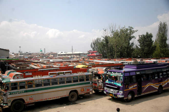 Valley transporters’ strike over shifting of bus stand : The Tribune India