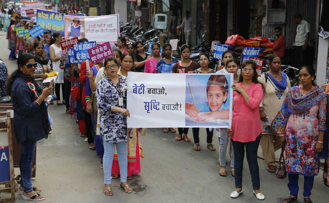 NGO organises rally on female foeticide - The Tribune