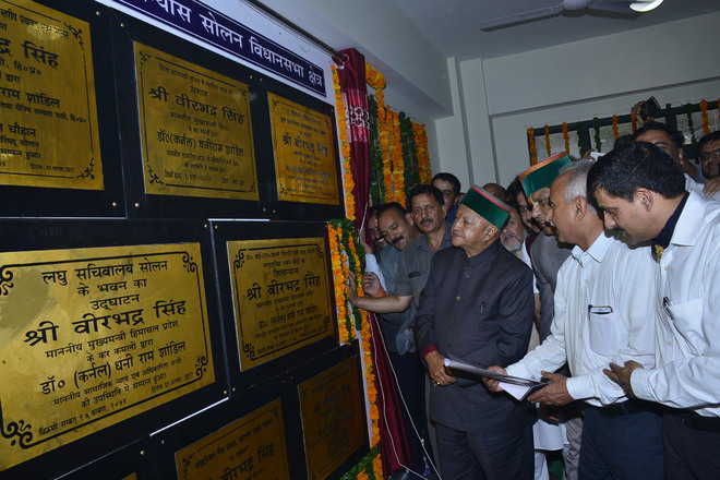 Chief Minister opens projects worth Rs 41 crore in Solan - The Tribune