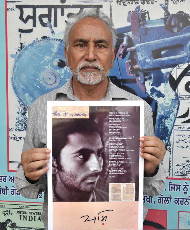 Poster with Pash’s imprint to be unveiled tomorrow - The Tribune