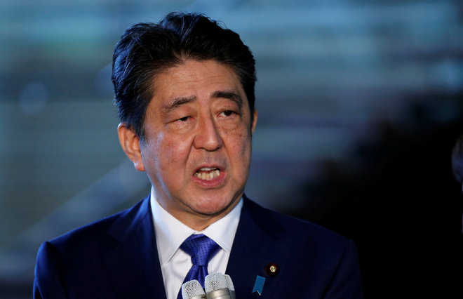 Japan’s Abe eyes snap poll this year - The Tribune