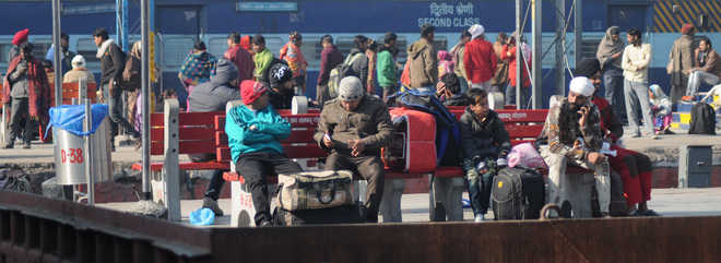 12 trains cancelled as visibility remains poor : The Tribune India