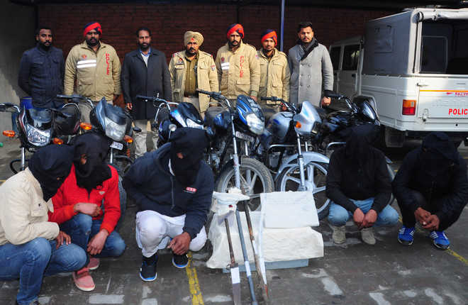 Gang of robbers busted, 5 arrested : The Tribune India